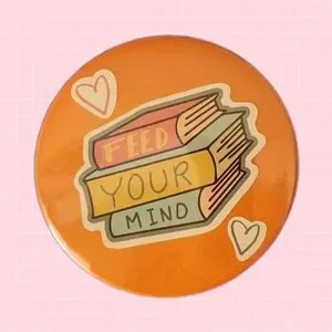 Handmade | Jewelry | Feed Your Mind Book 2 Pin | Poshmark